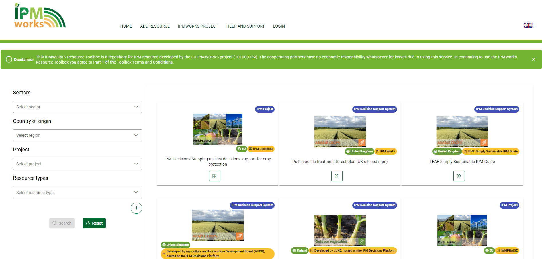 New online toolbox for Integrated Pest Management knowledge sharing ...