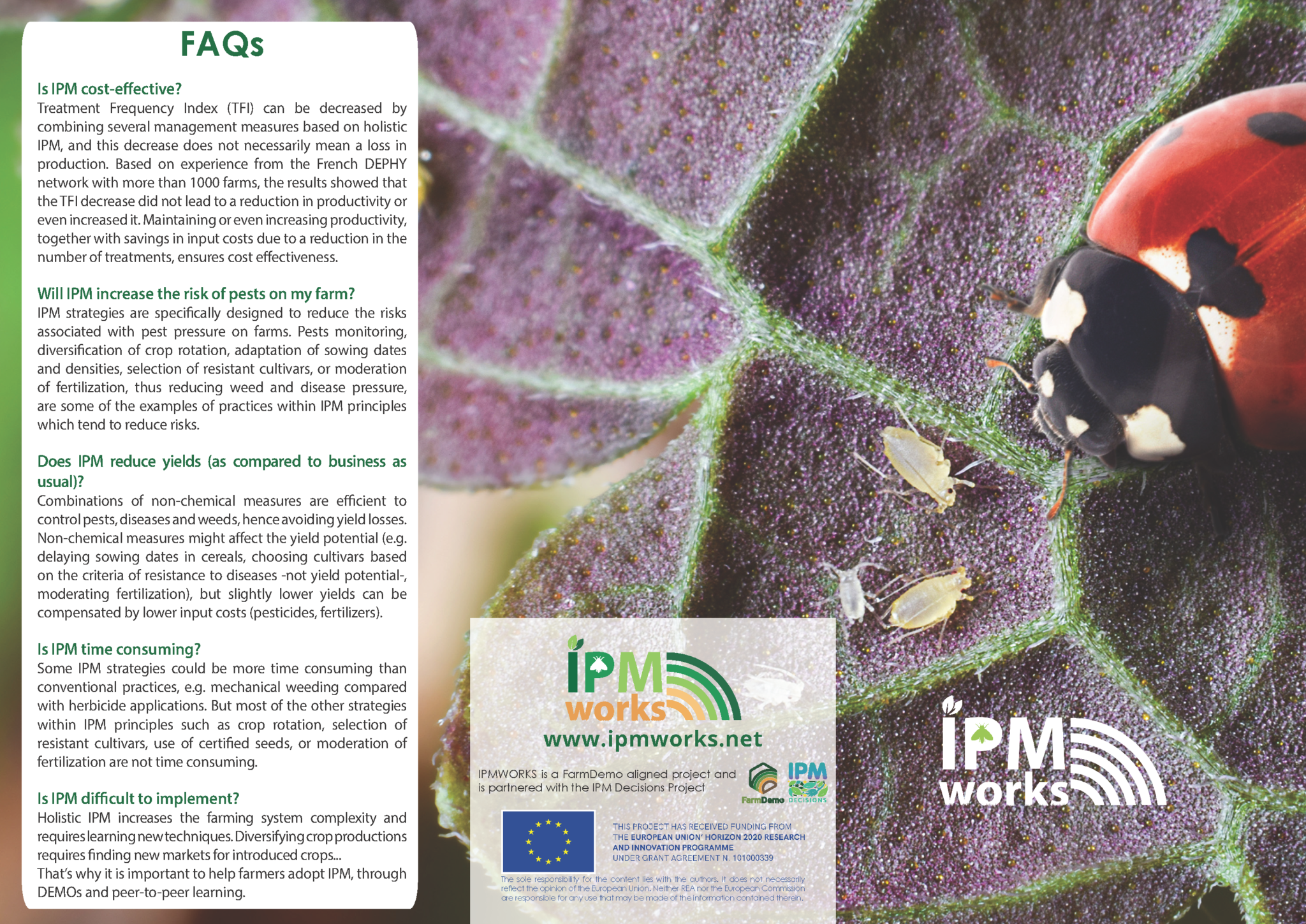 IPMWORKS Leaflet #2 is out !! – IPMworks